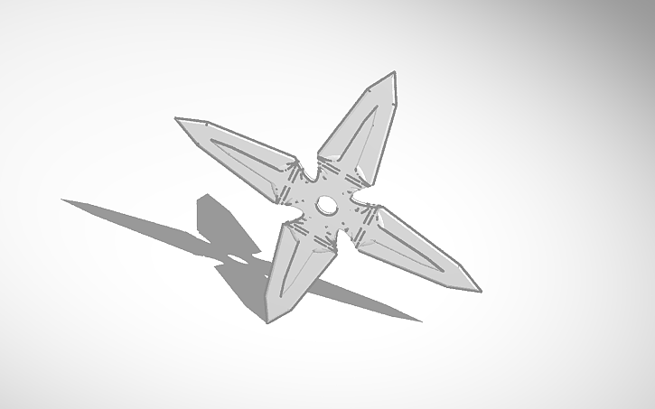 3D design quad dagger ninja star | Tinkercad