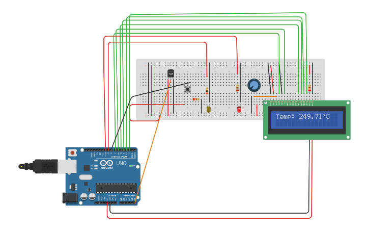 Circuit design Meteo station - Tinkercad