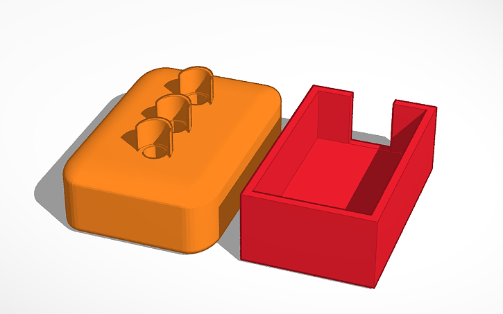 3D design Traffic Light - Tinkercad