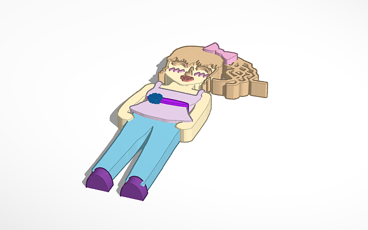 3D design Anime Girl - Tinkercad