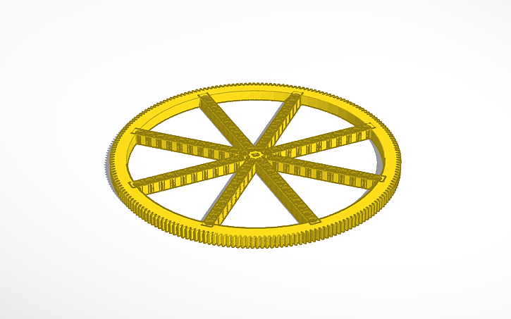 3D design Remix of 200 Tooth Lego-Compatible Gear - Tinkercad