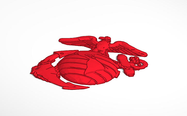 3D design joshua flynn's usmc emblem - Tinkercad