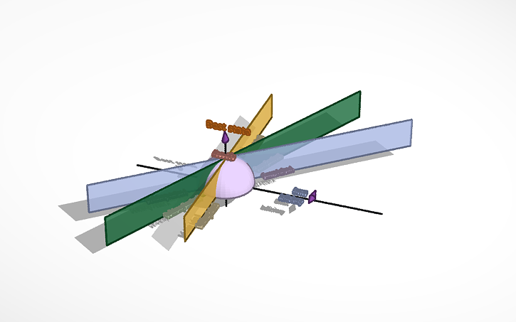 3D design Principle of Mesotes - Tinkercad