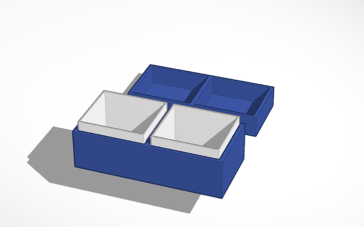 3D design Stackable Boxes - Tinkercad