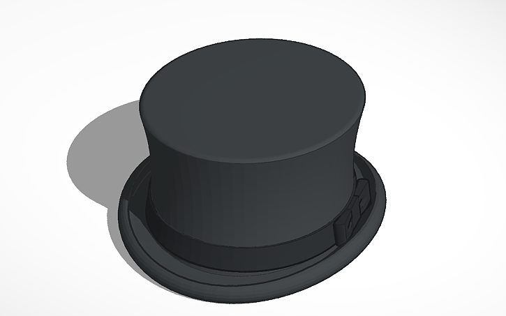 3d Design Top Hat Tinkercad