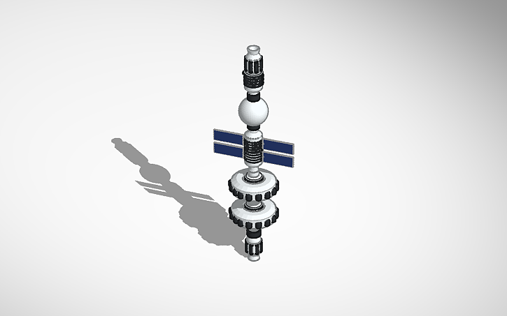 3D design Space station Mk 1 - Tinkercad