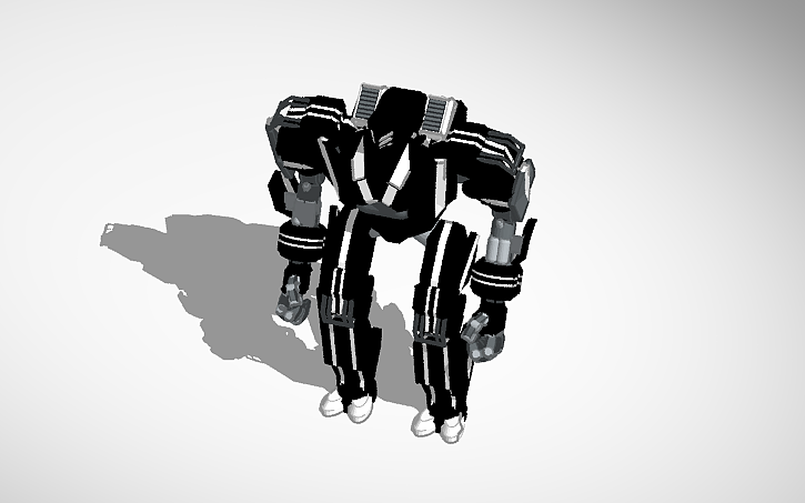 3D design Combat Mecha - Tinkercad
