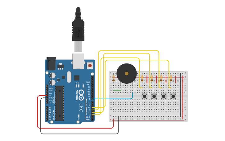 Circuit design Copy of PDMM - FP#3b: Tone Generator | Tinkercad