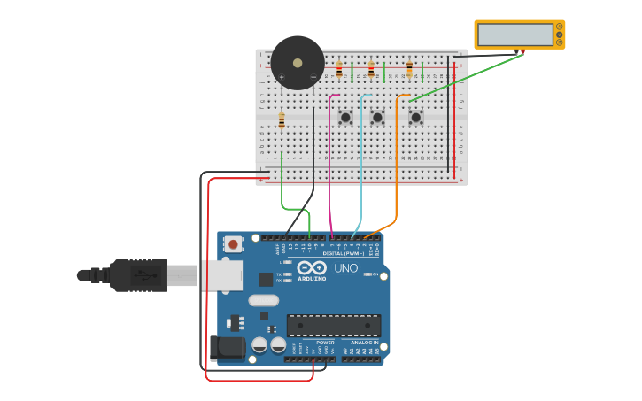 Circuit Design Arduino Synthesizer For Music Abugan Tinkercad