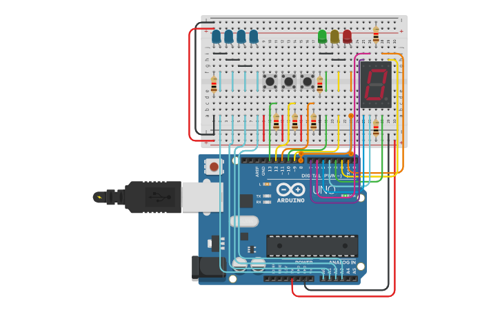 Circuit design Atividade 1 - MCL | Tinkercad