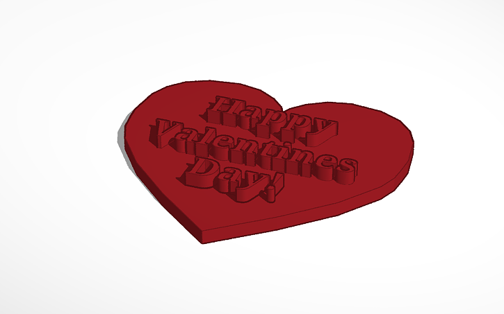 3D design Haley Valentines - Tinkercad