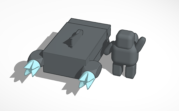 3D design Among Us ship | Tinkercad