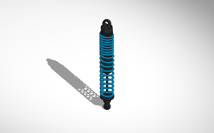 3D design RC Car Shocks - Tinkercad