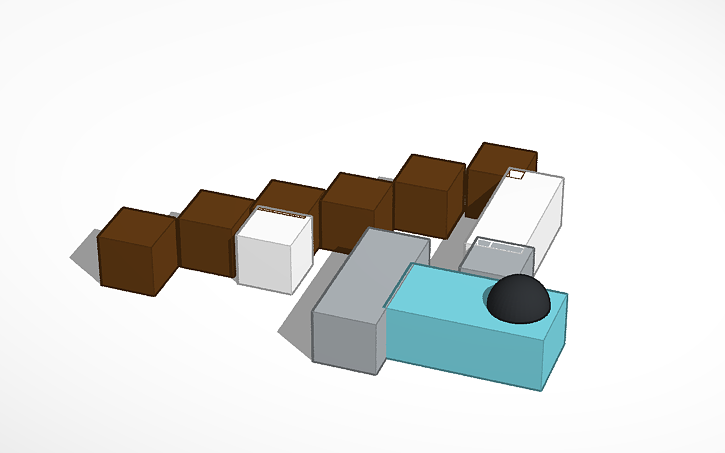 3D design minecraft fishing rod - Tinkercad