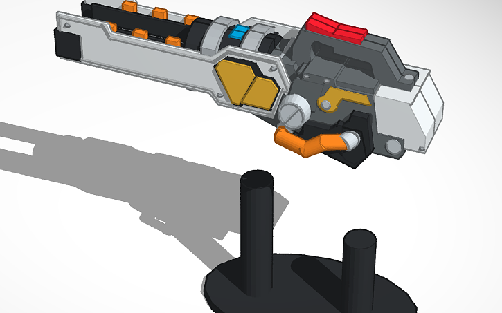 3D design {Overwatch} Winston's Weapons | Tinkercad