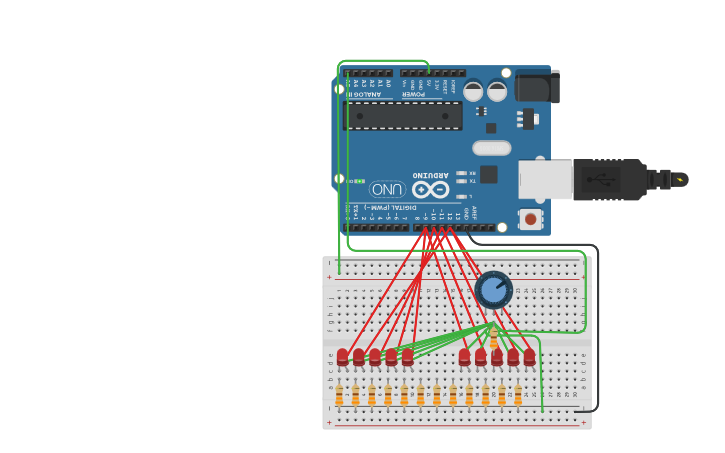 Circuit design Copy of Arduino | Tinkercad