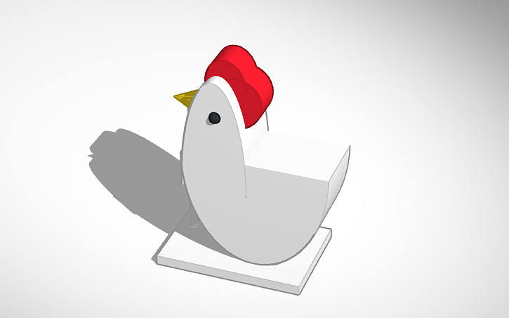 3D design Chicken - Tinkercad