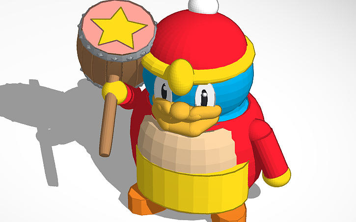 3D design King dedede - Tinkercad