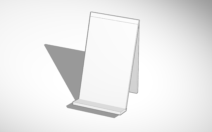 3D design Trading Card Holder - Tinkercad