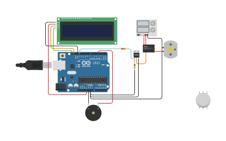 Circuit Design Humidifier Tinkercad