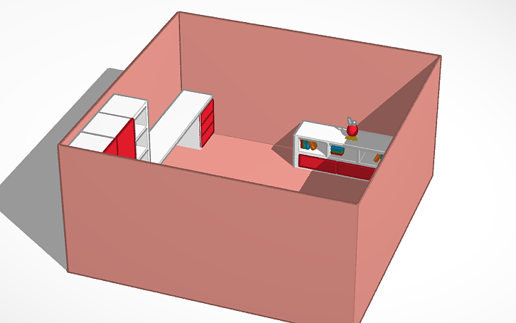 3D design Red Room - Tinkercad