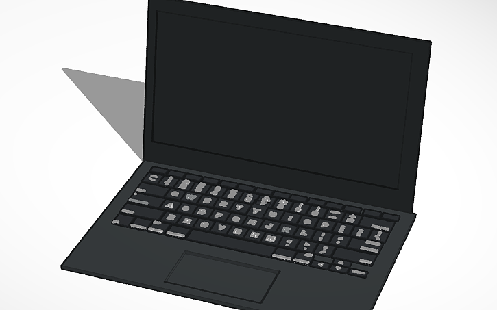 3D design Dell Laptop - Tinkercad