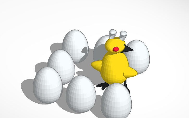 3D design Chicken | Tinkercad