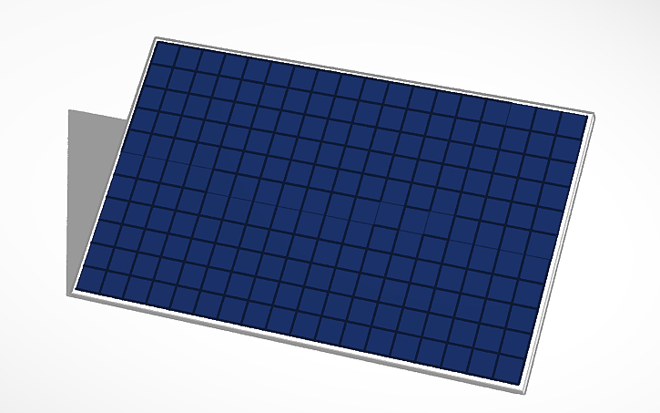 3D design Solar panels - Tinkercad