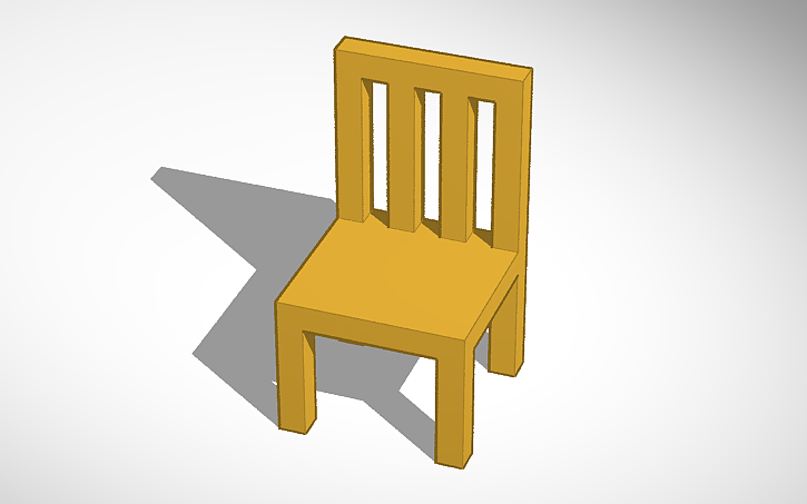 3D design Base Chair - Tinkercad