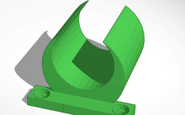 3D design Shower Head Holder - Tinkercad