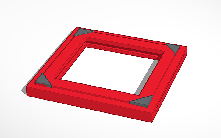 3D design Picture Frame - Tinkercad