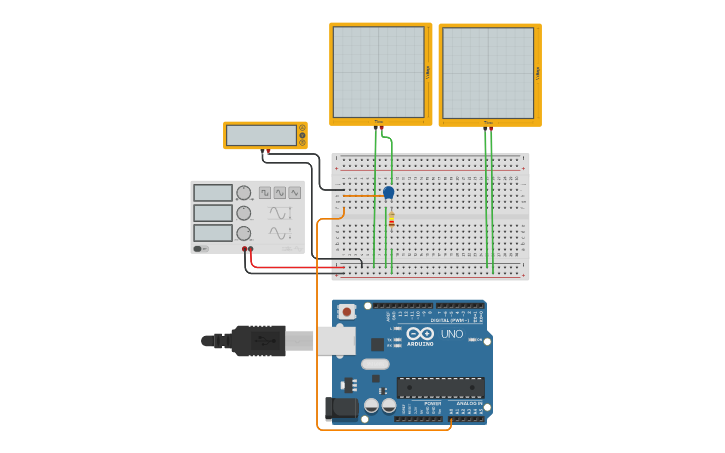 Circuit design Lab 07 - 5 Tarefa - Tinkercad