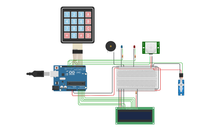 Circuit design Projeto Final | Tinkercad