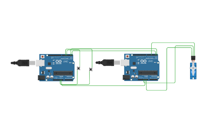 Circuit design Serial communication EX.3 - Tinkercad