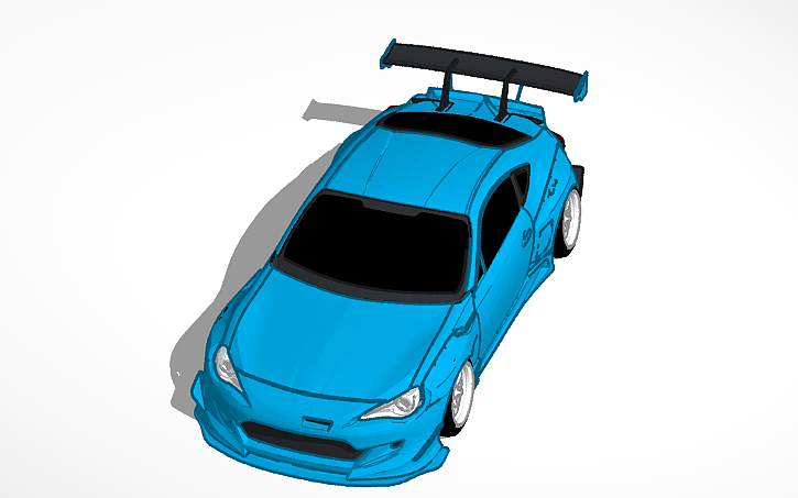 3D design 2012 Toyota GT86 Pandem Rocket Bunny V3 Aero Kit (WIP) - Tinkercad