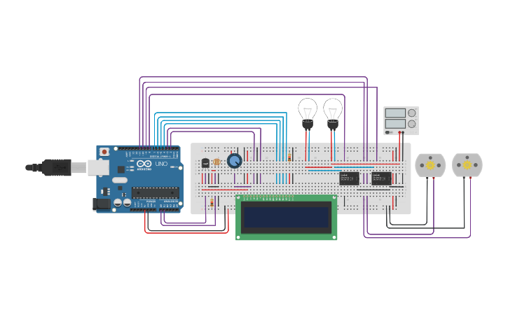 Circuit design CT 318 - OMRESO - BIT III-A - MODULE 06 - HOME AUTOMATION P3 - Tinkercad