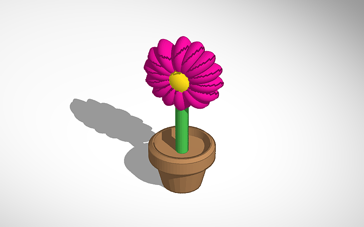 3D design Flower - Tinkercad
