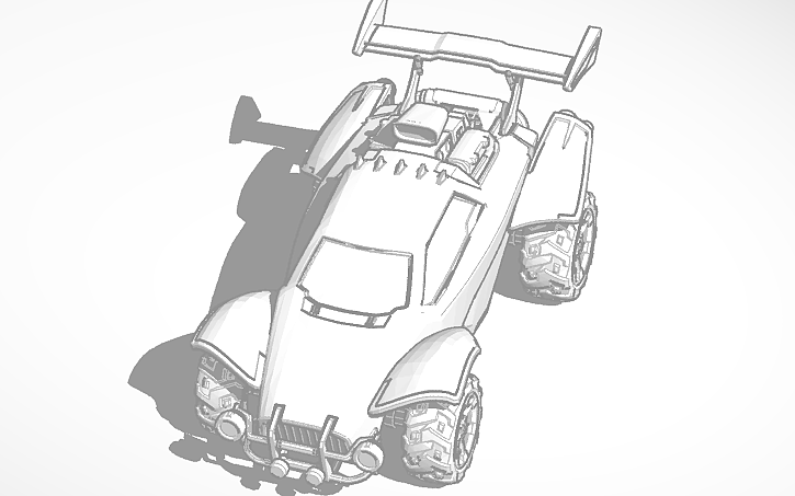 3D design Rocket League Octane - Tinkercad