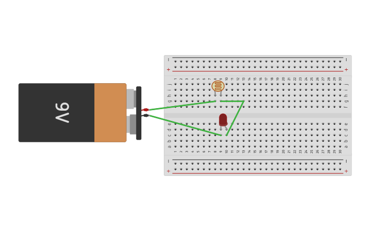 Circuit design Photocell | Tinkercad