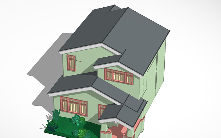 3D design Simple House - Tinkercad