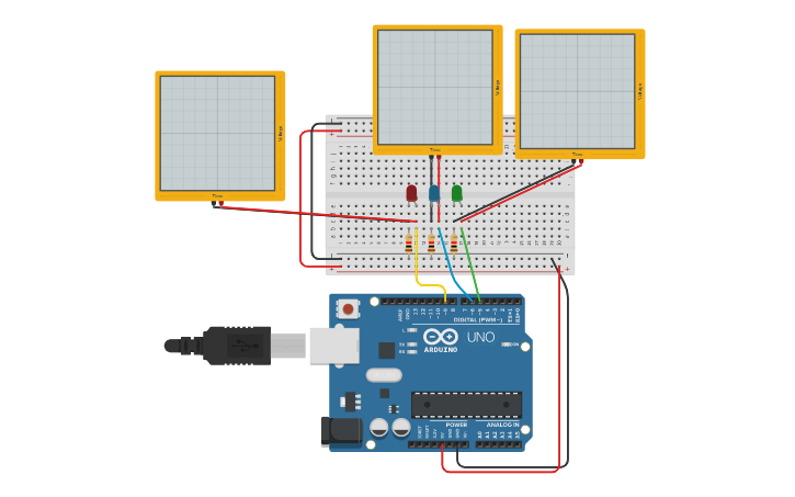 Circuit design Fade LED | Tinkercad