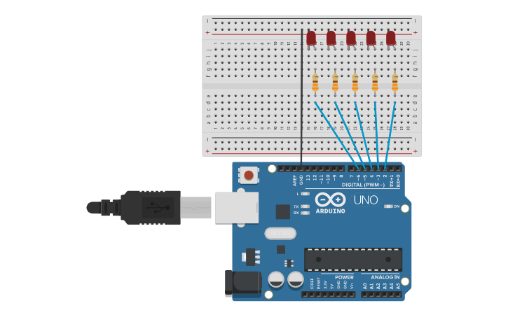 Circuit design 24b_Serial Input - Tinkercad