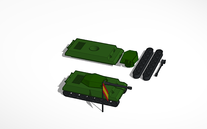 3D design TANK - Tinkercad