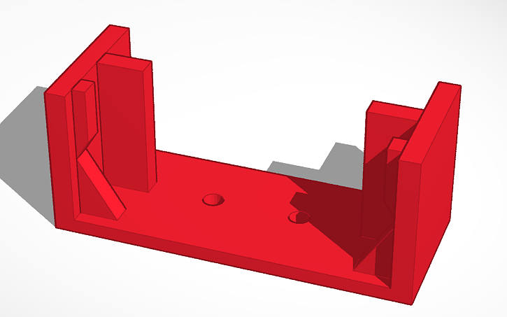 3D design Distance Sensor mount v2 | Tinkercad