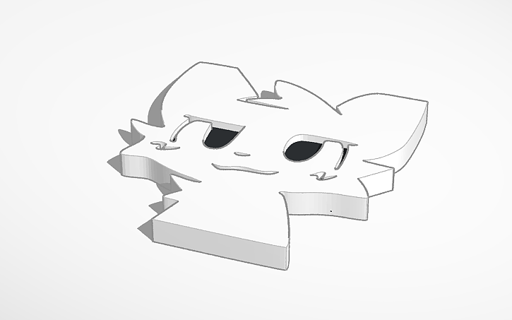 3D design Boykisser model - Tinkercad