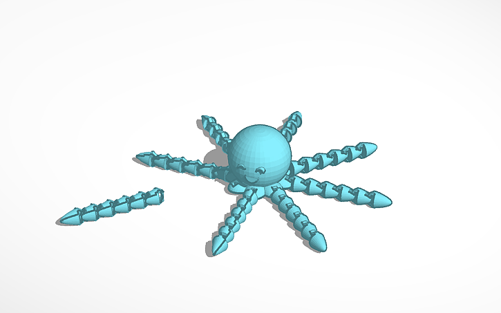 3D design Charlotte (Octopus) - Tinkercad