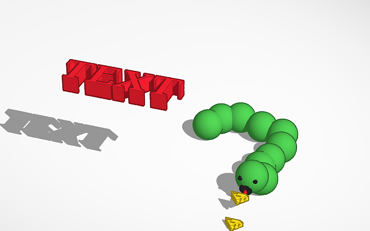 3D design Snake (Google Snake) - Tinkercad