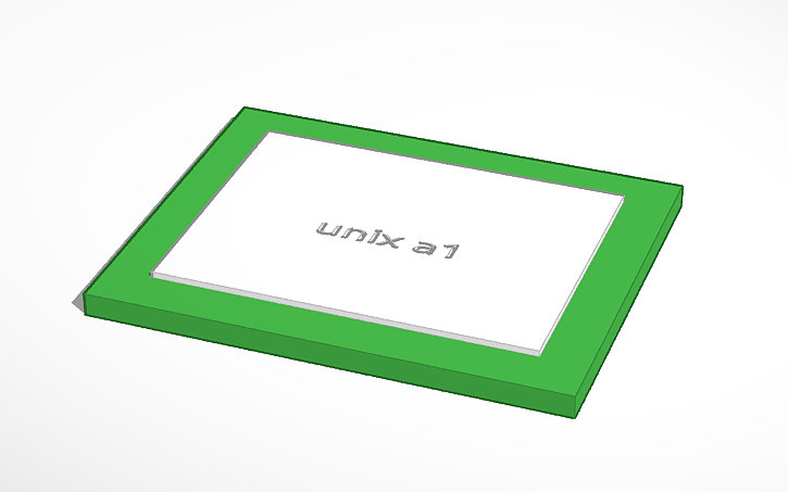 3d Design Silicon Server Cpu Unix A3 Tinkercad 1144