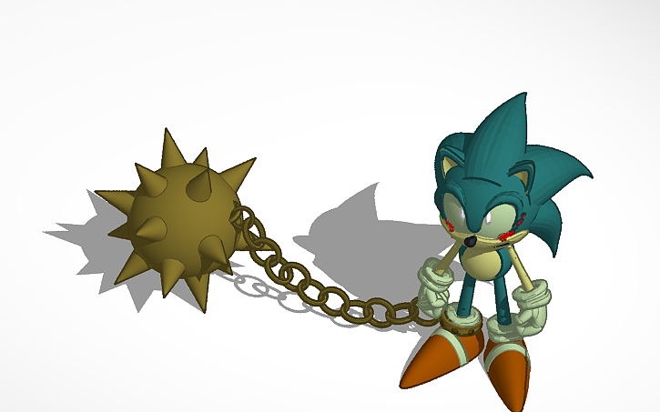 3D design sink sonic, below the depths - Tinkercad