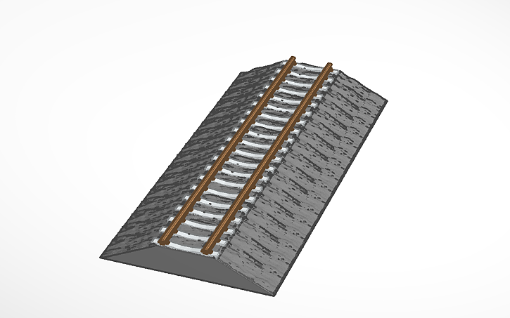 3D design Track (Concrete) - Tinkercad
